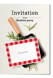 Cartons d'invitation - Raclette Suisse