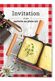 Cartons d'invitation - Raclette Suisse